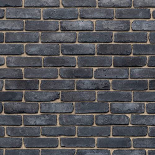 Charcoal Reclaimed Brick Veneer with xyz | Toro Stone