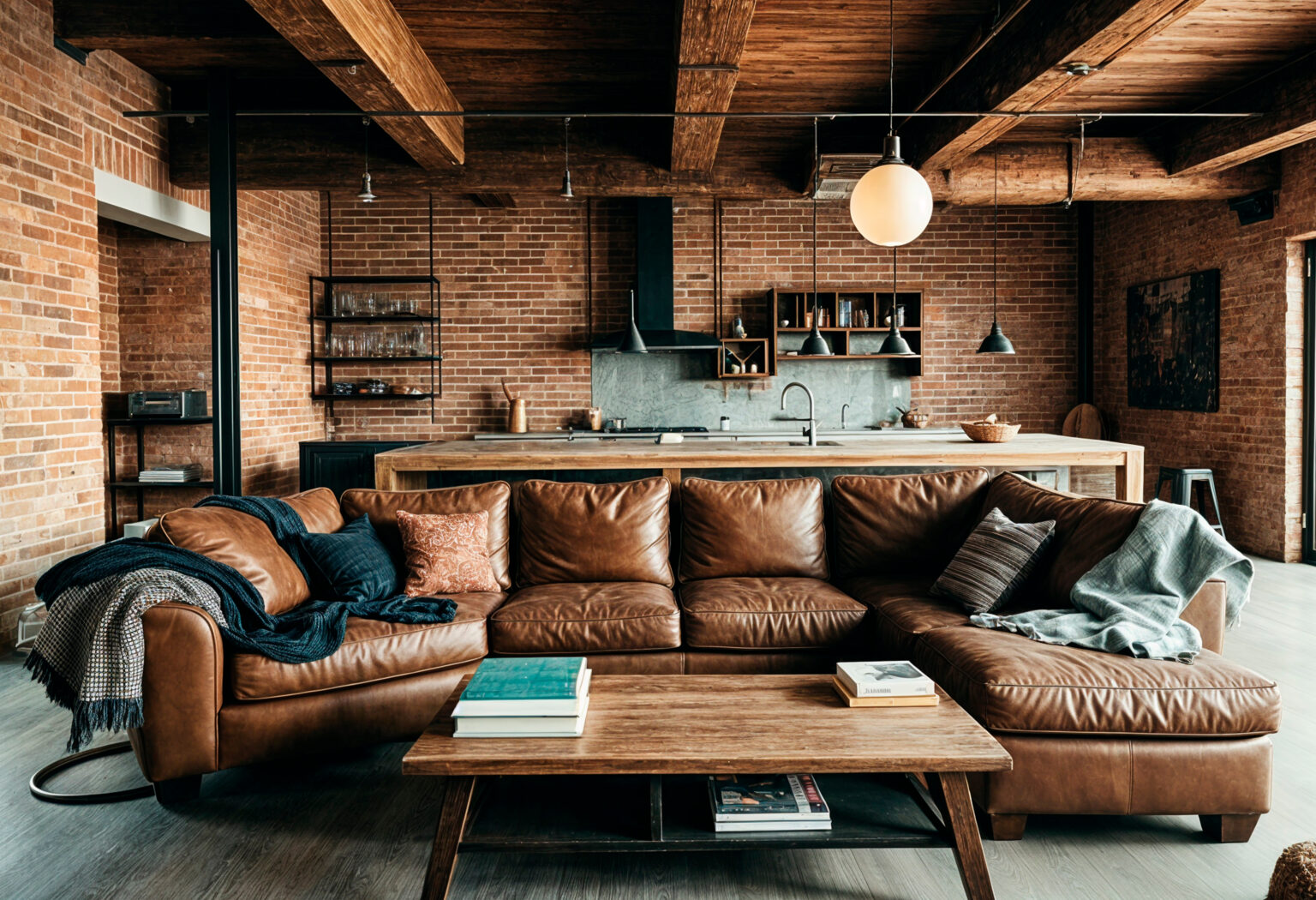 Layering Texture: How to Combine Stone Veneer and Thin Brick with Wood ...
