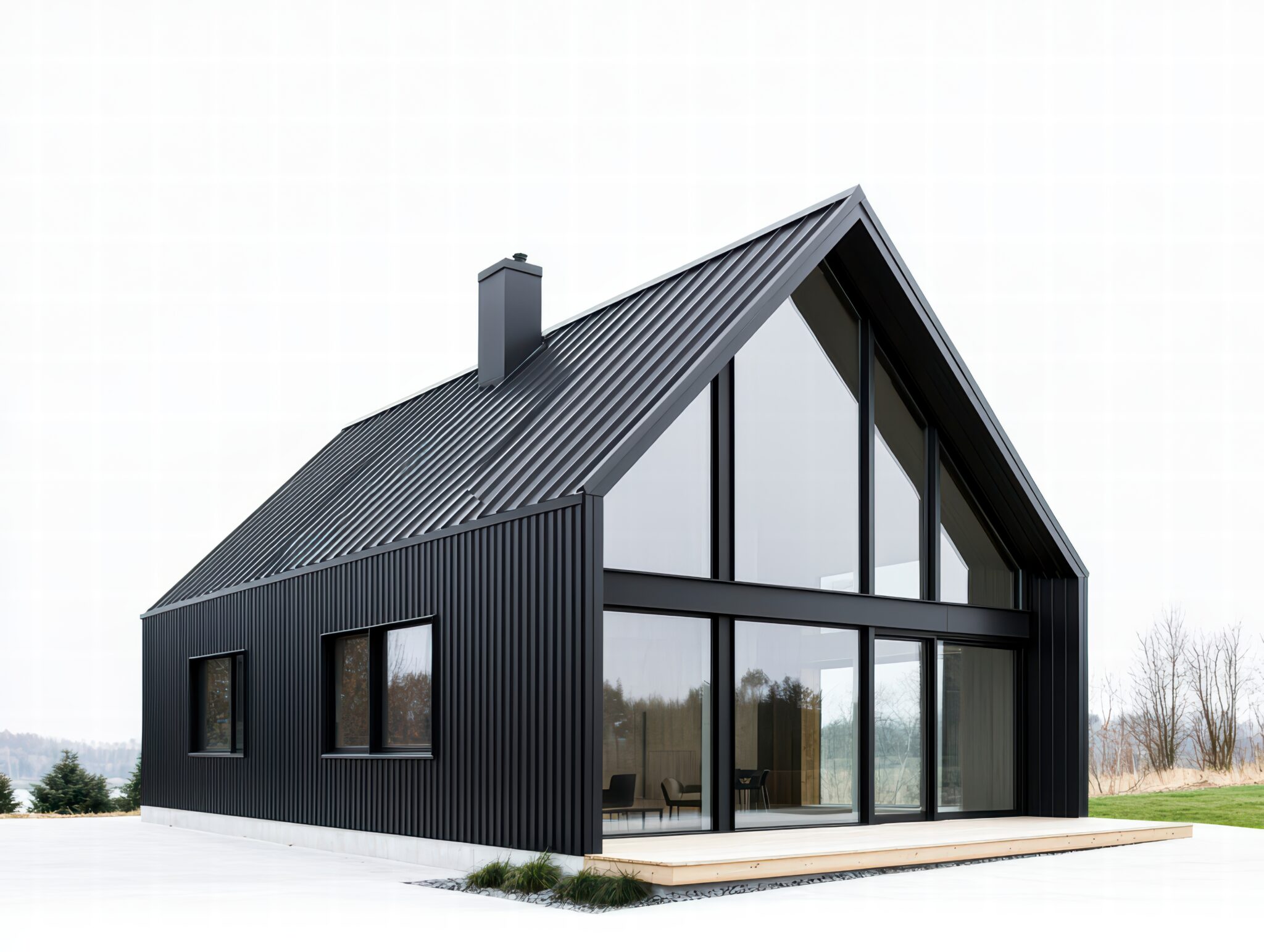 Layering Texture: How to Combine Stone Veneer and Thin Brick with Wood ...